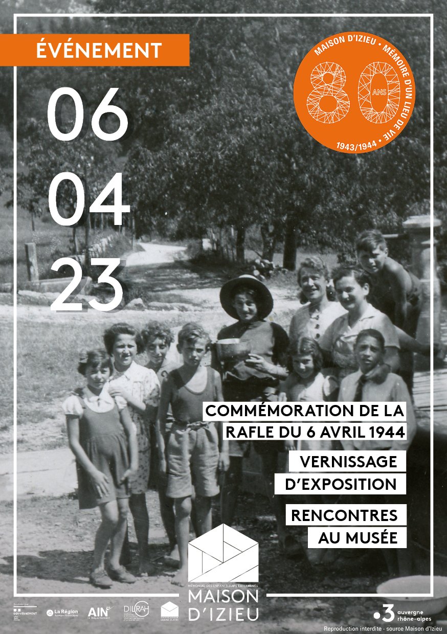 Événement/80 ans de l'ouverture de la colonie d'Izieu - Maison d'Izieu